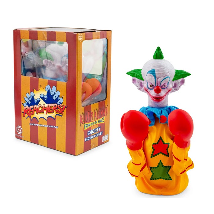 Horror Reachers Killer Klowns Shorty 13-Inch Boxing Puppet | Elm Street ...